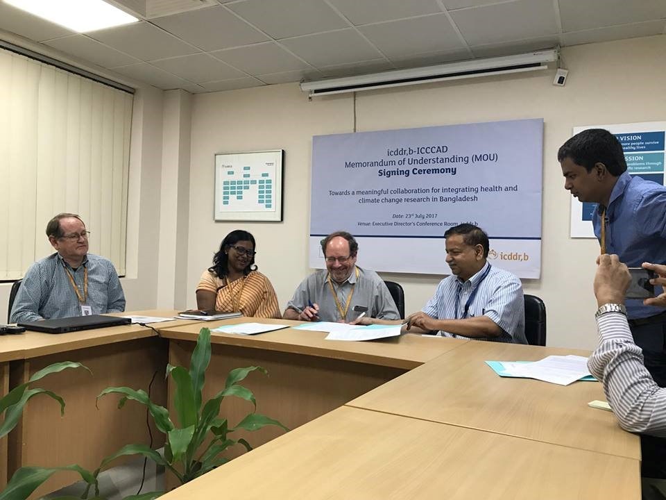 International Centre for Climate Change and Development(ICCCAD) signs ...