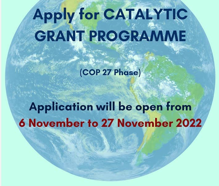 Catalytic Grant Programme -COP27 | International Centre for Climate ...