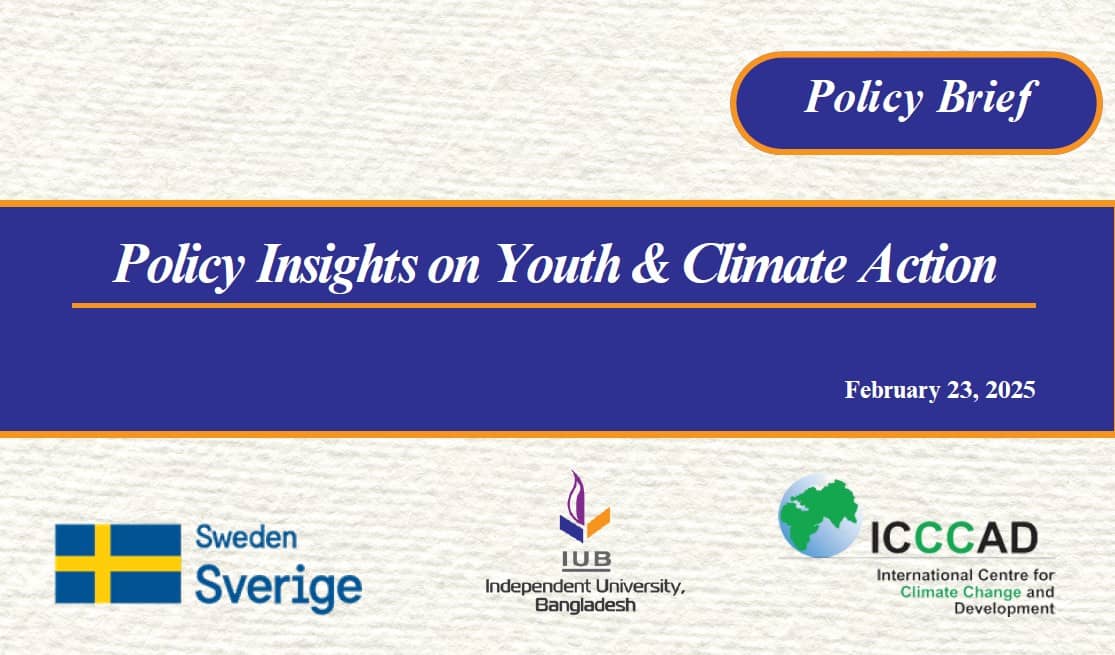 Policy Insights on Youth and Climate Action | International Centre for ...